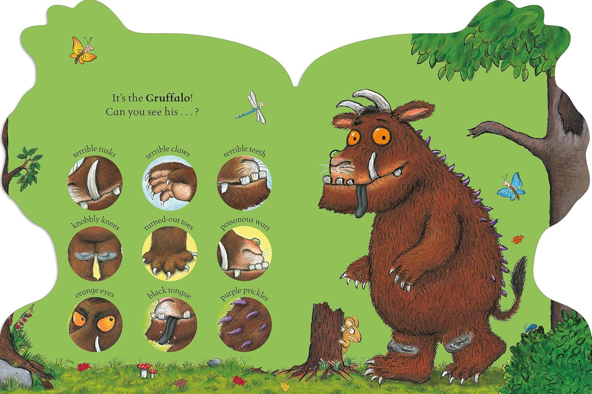 All About the Gruffalo: Shaped Board Book - Julia Donaldson – EmmasatOxford